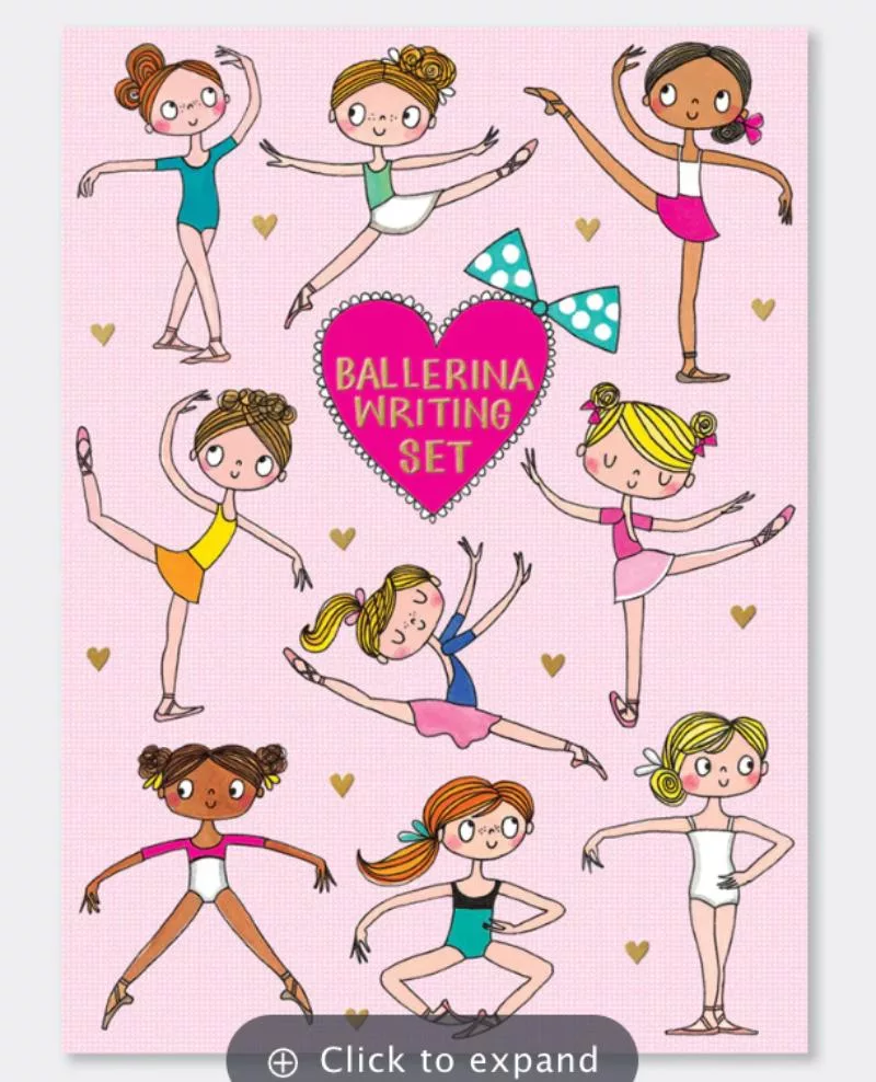 Little Ballerina Writing Set | Dance Connection Uniform
